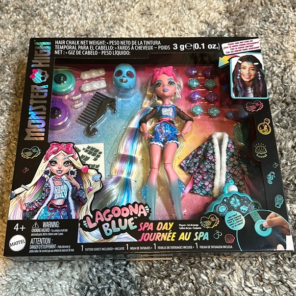 monster high | Toys | Monster High Lagoona Blue Spa Day Nib | Poshmark